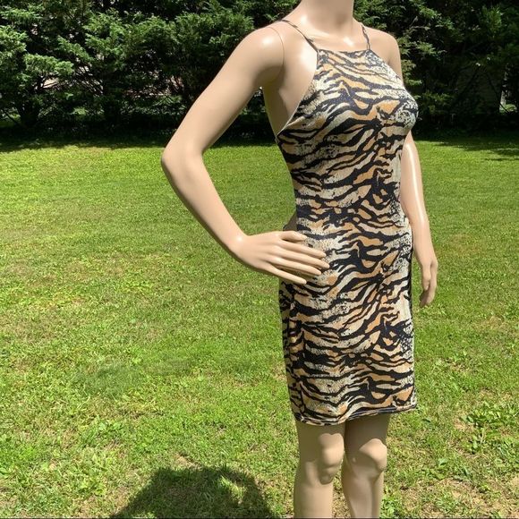 superdown | Dresses | Nwt 64 Superdown Nithia Metallic Mini Dress In ...
